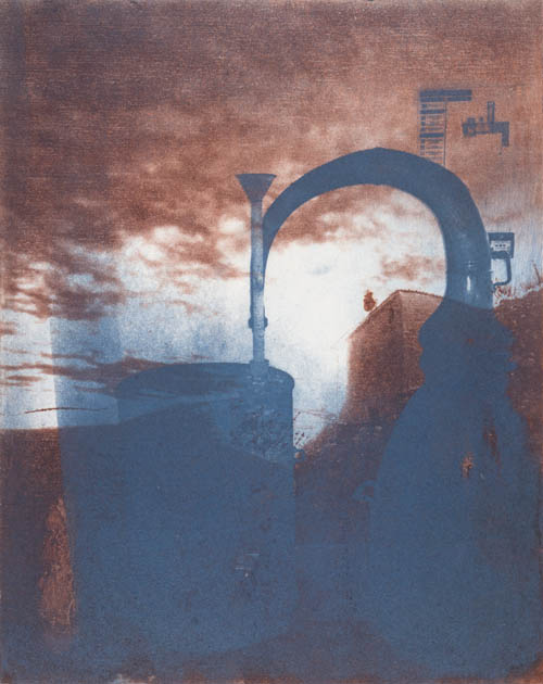 Amy Ernst | Bauta's Vision I | 2014 unique solar plate etching