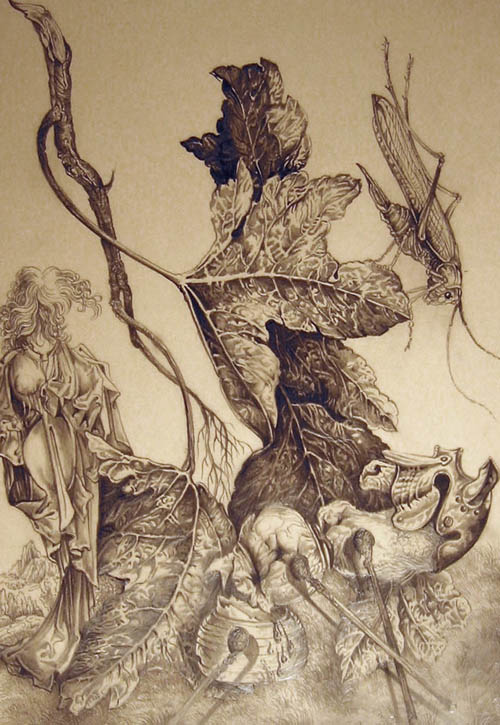 Dietrich Schuchardt "End of the Tournament" 2002 drawing. Gallery of ...