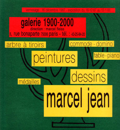 Marcel Jean | Marcel Jean | 1987 Softbound Exhibition Catalog