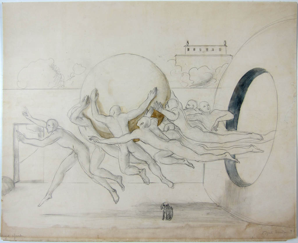 Edgar Ende | Ohne Titel (Untitled) | 1931 pencil and watercolor on paper