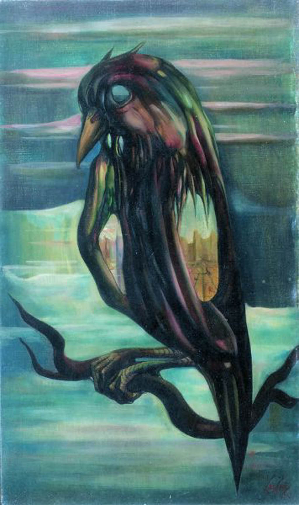 Leon Kelly | Winter Bird | 1942 oil on canvas