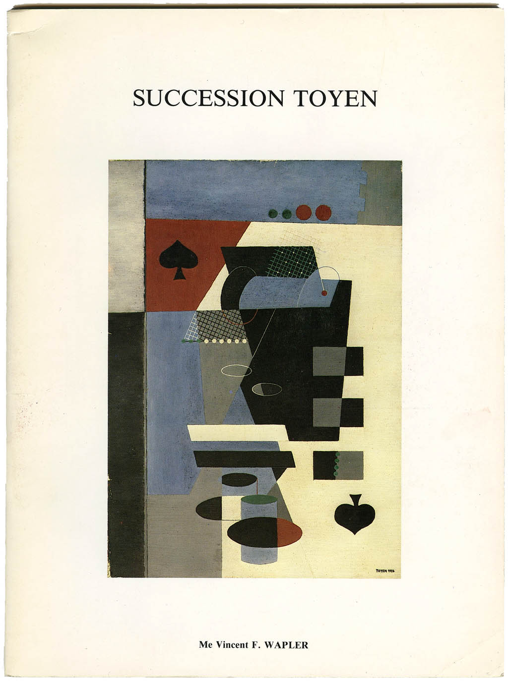 Toyen | Succession Toyen | 1982 Softbound Exhibition and Sale Catalog